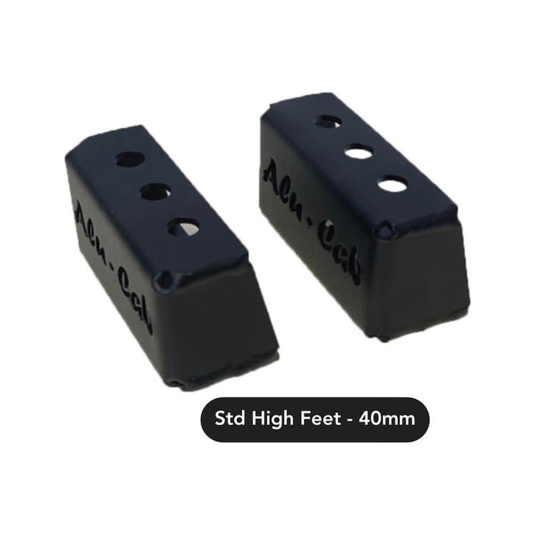 Alu-Cab HD Load Bar Feet – Set of 4 Mounting Feet Only | Cap-it®