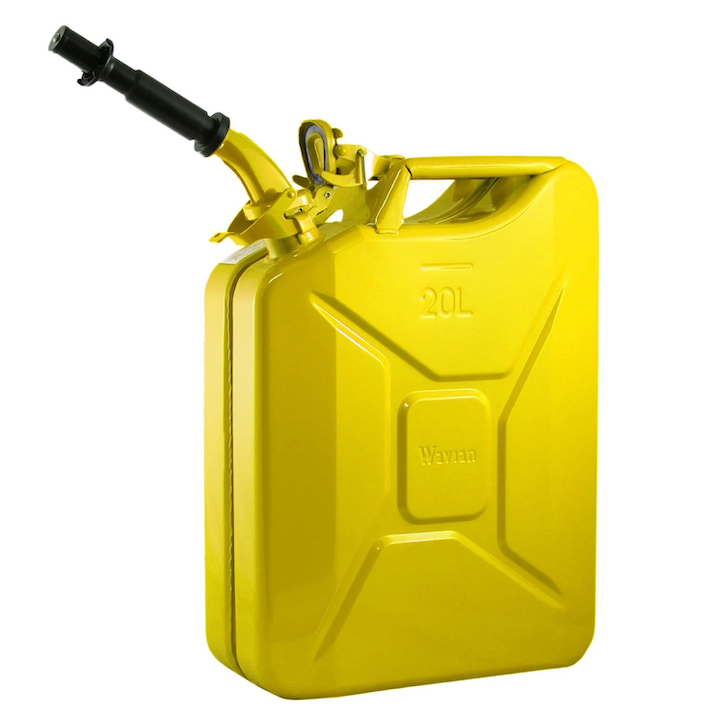 Yellow 20 Liner Wavian Fuel Can - Original NATO Jerry Can | Canada