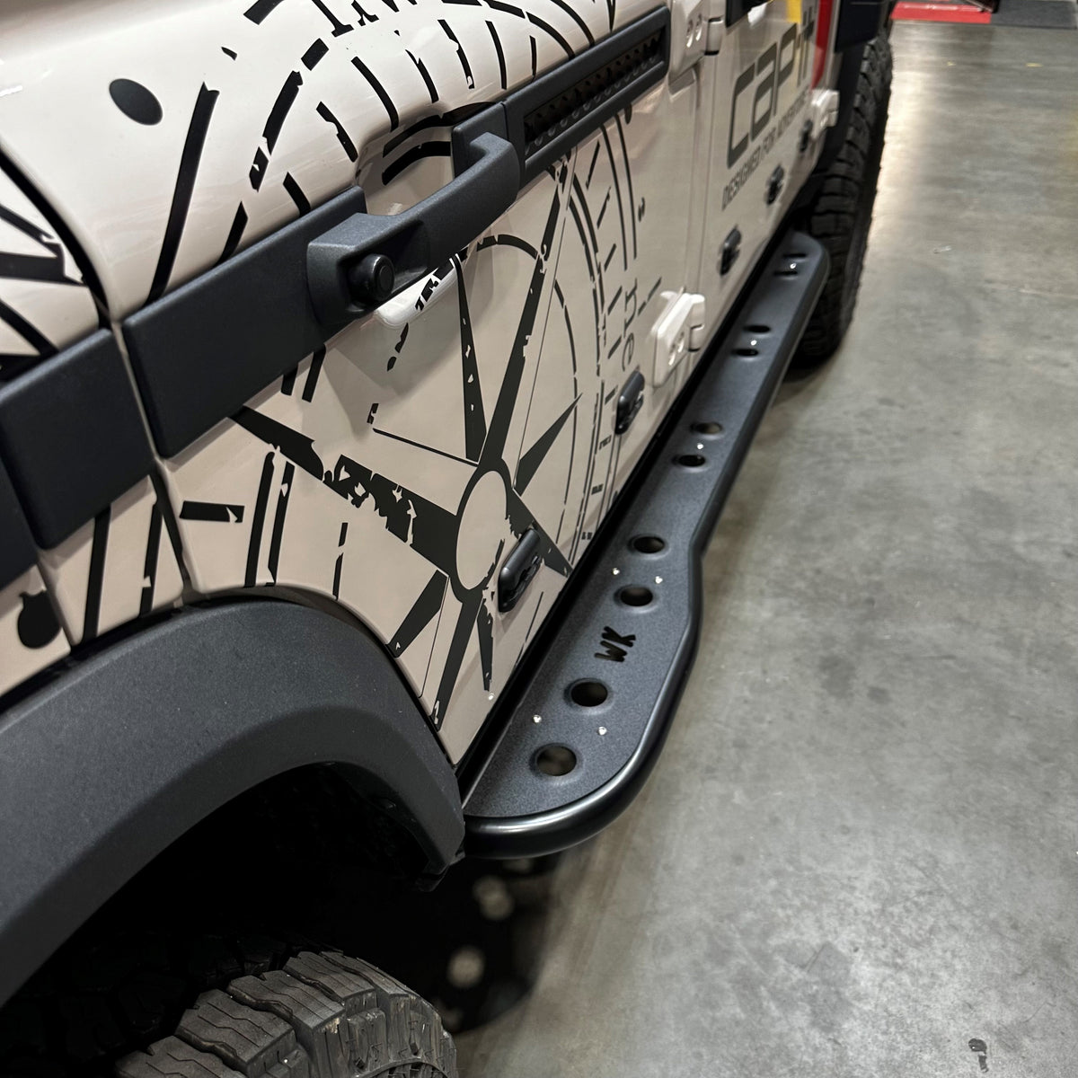 White Knuckle Rock Sliders for Ineos Grenadier | DOM Steel, Trail ...