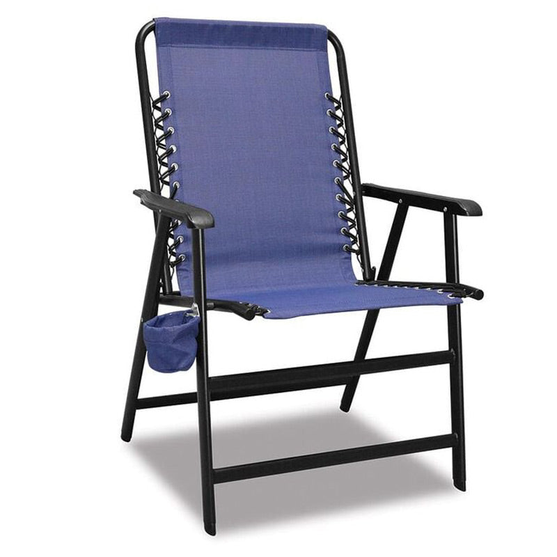 Caravan Sports Suspension Folding Chair – Blue | 70% Off Clearance