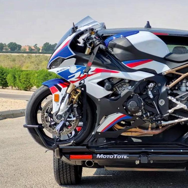 MotoTote Max+ Motorcycle Hitch Carrier | Cap-it®