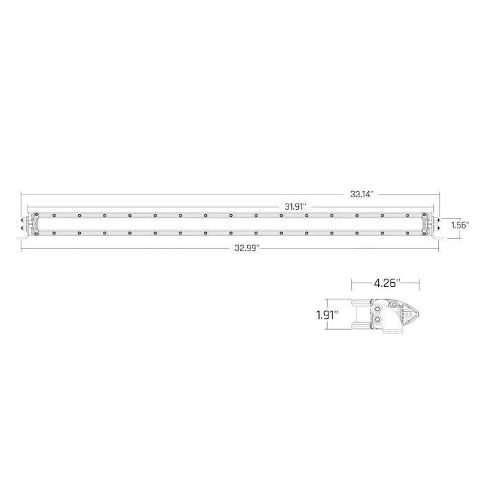 SR-Series 30" Dual Function SAE Auxiliary Driving Lights | Rigid Ind.
