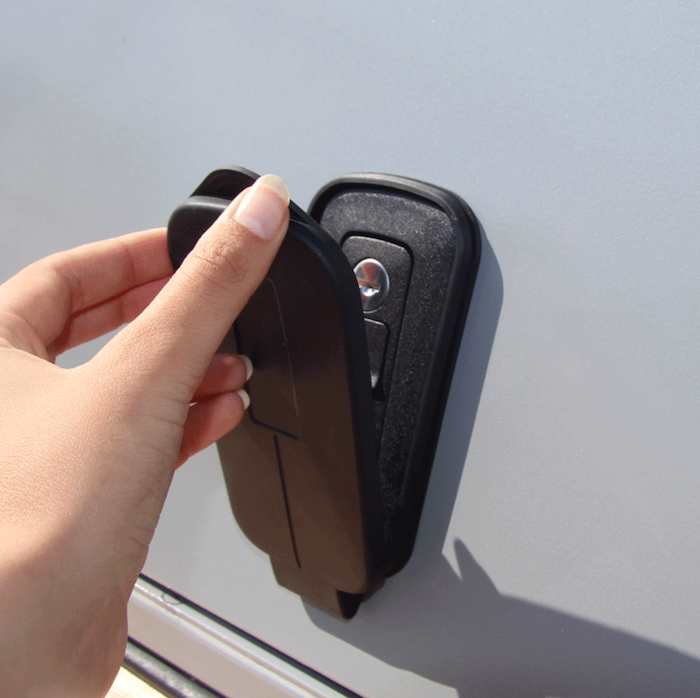 Push Button Lock Cover for Alu-Cab