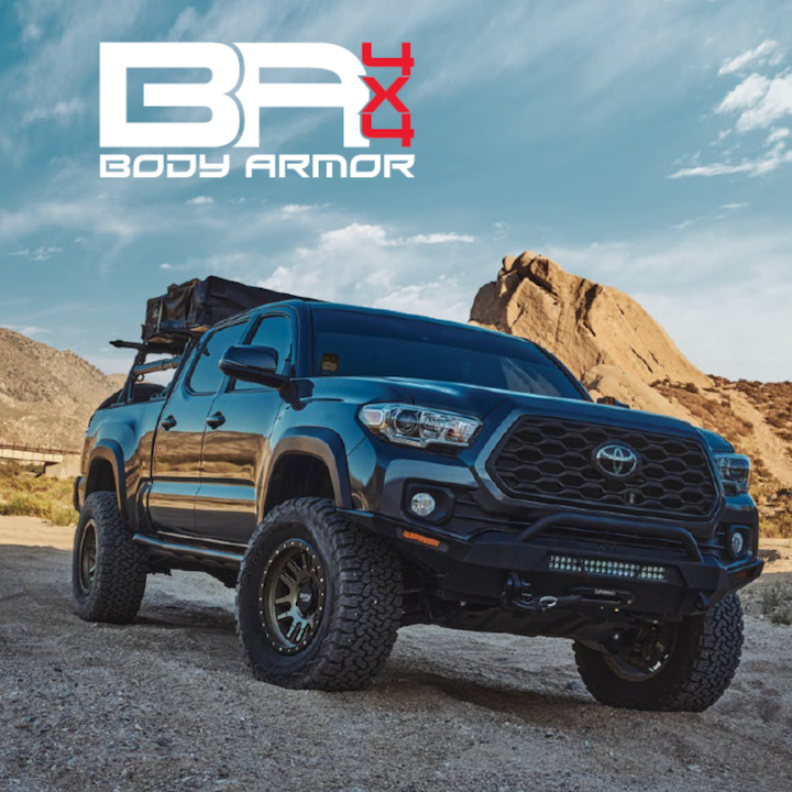 Body Armor 4x4 Hiline Bumper High Clearance Side Wings - 2016-23 Tacom
